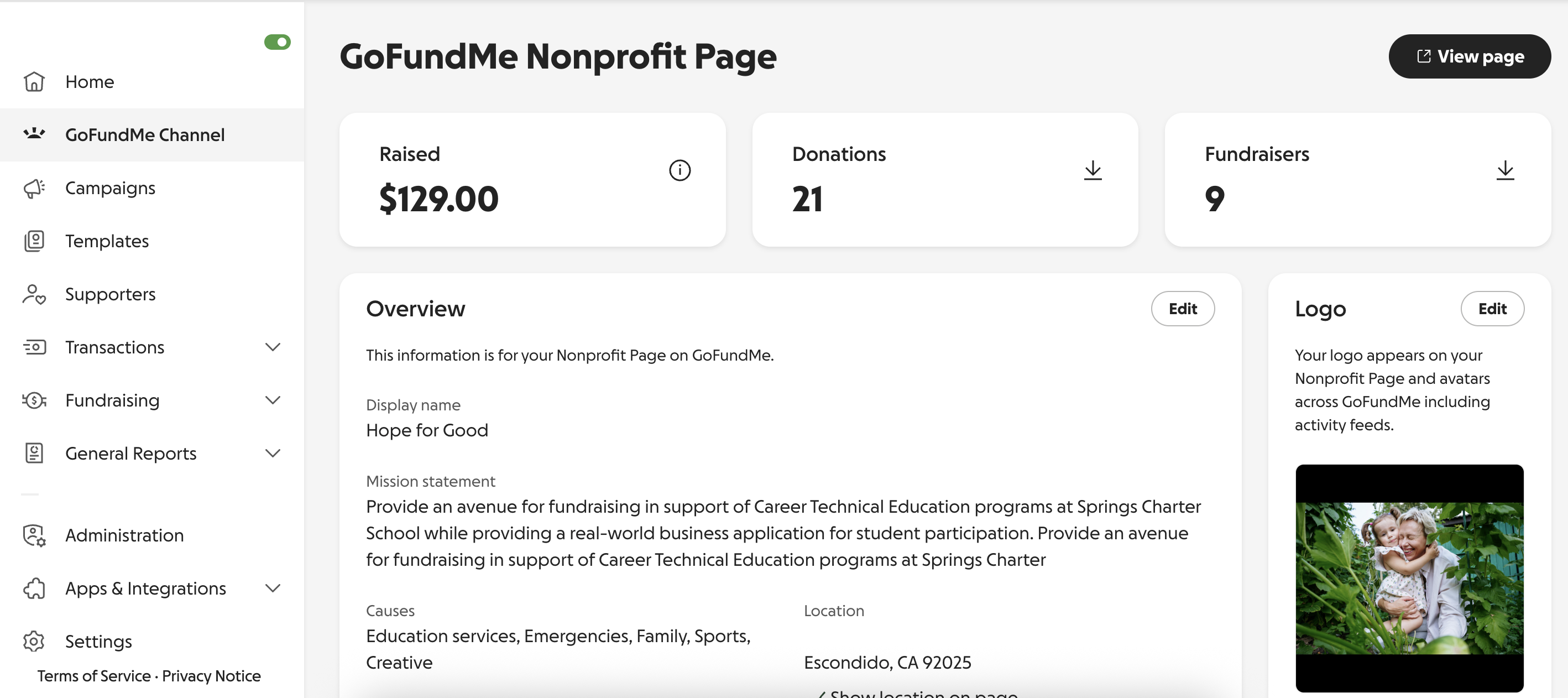 Intro to your account – GoFundMe Pro Help Center